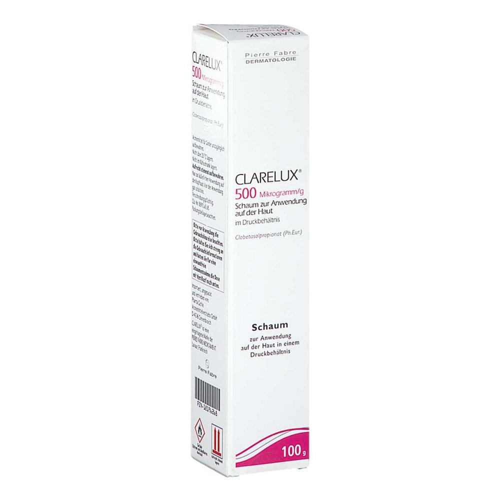 Clarelux 500 Μg/g Schaum Z.anwendung A.d.haut 100 g