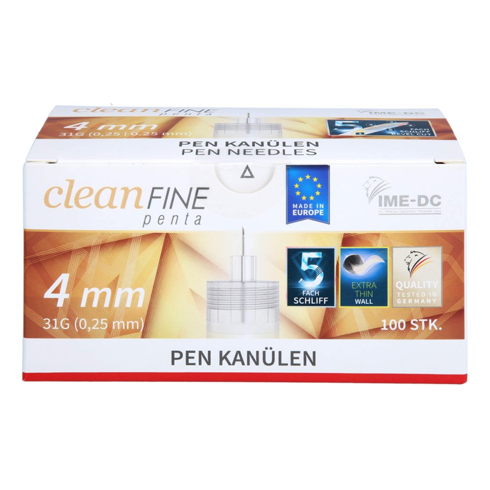 Cleanfine Penta Pen Kanüle 31 G 4 Mm 100 stk online kaufen