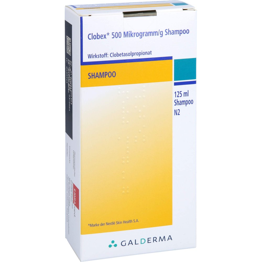 Clobex 500 Mikrogramm/g Shampoo 125 ml online kaufen