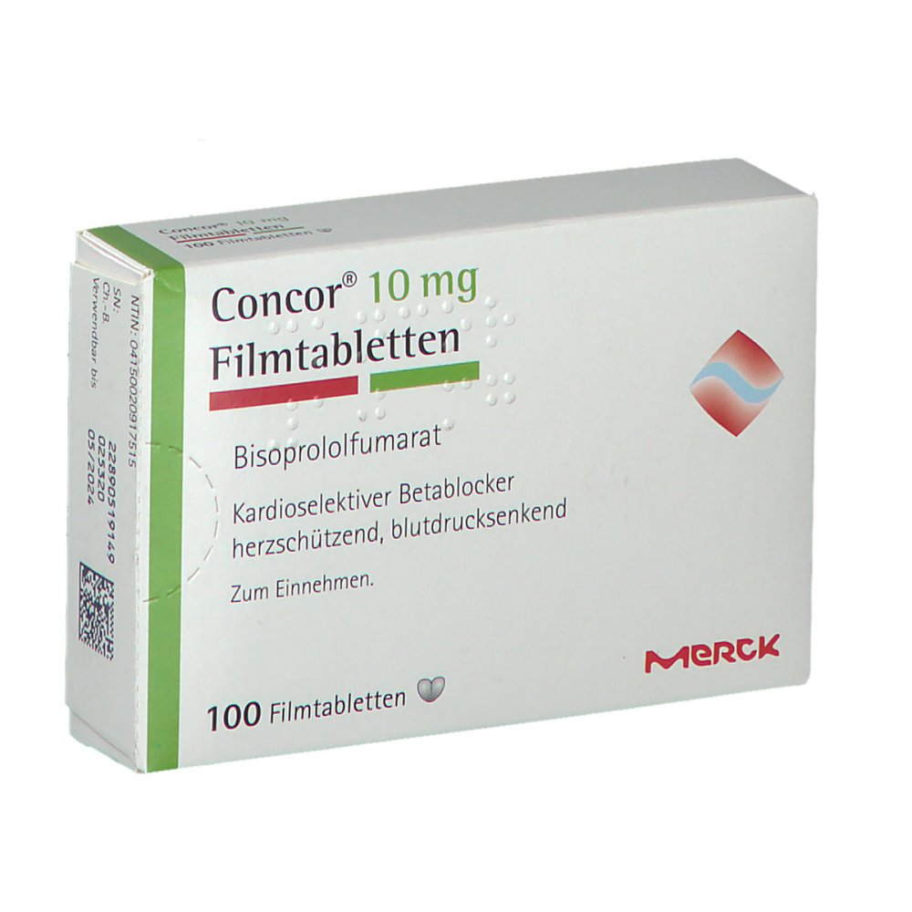 Concor 10mg 100 stk online kaufen günstig bei apo.com