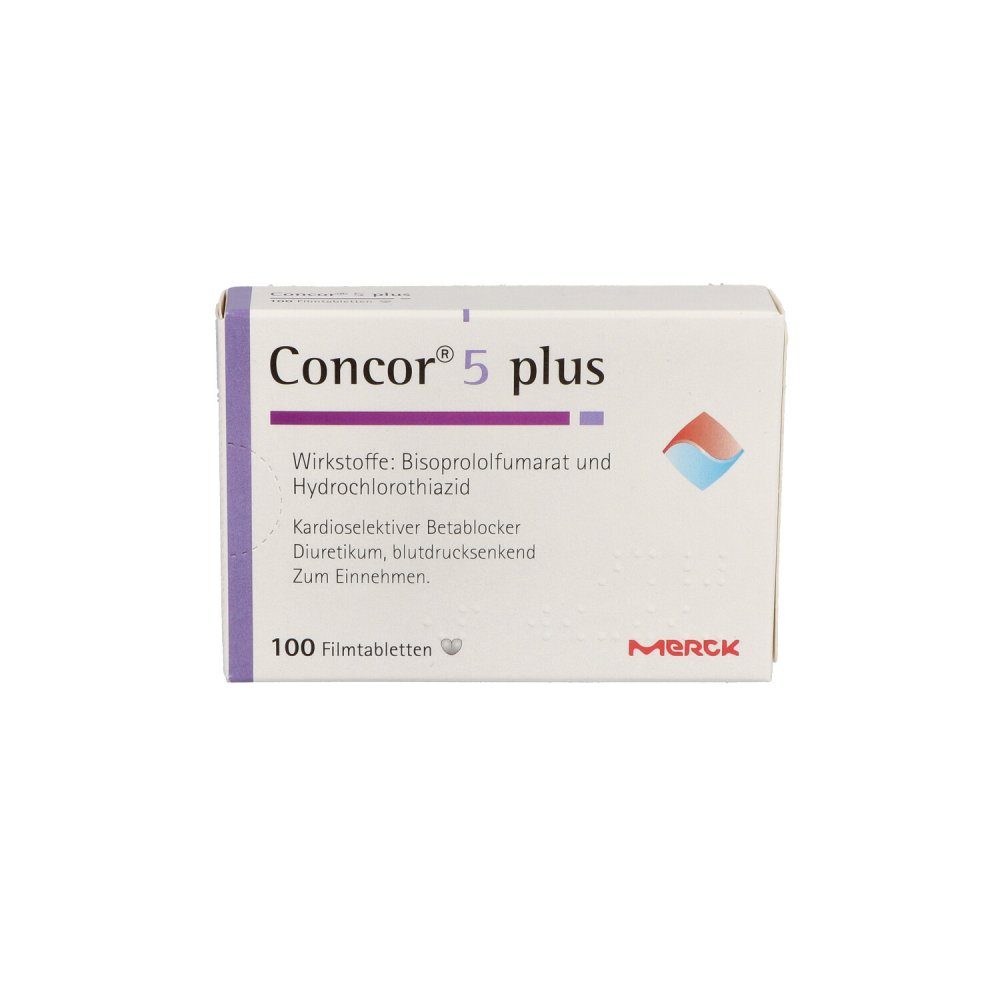 Concor 5 plus 100 stk günstig in der Online Apotheke apo.com bestellen