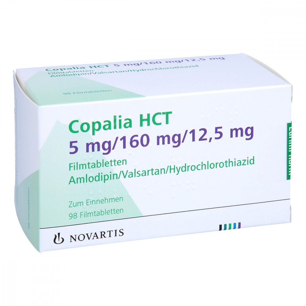 Copalia Hct 5 mg/160 mg/12,5 mg Filmtabletten 98 stk