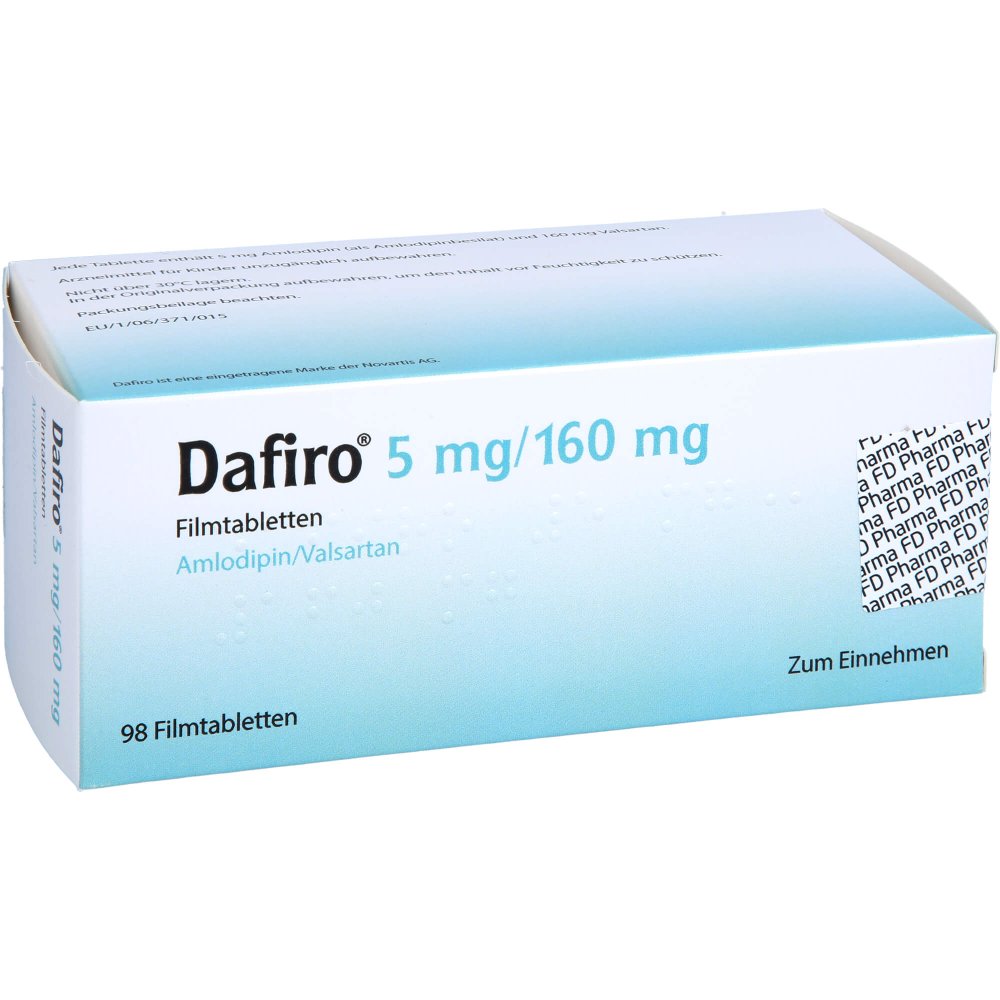 Dafiro 5mg/160mg 98 stk online kaufen günstig bei apo.com