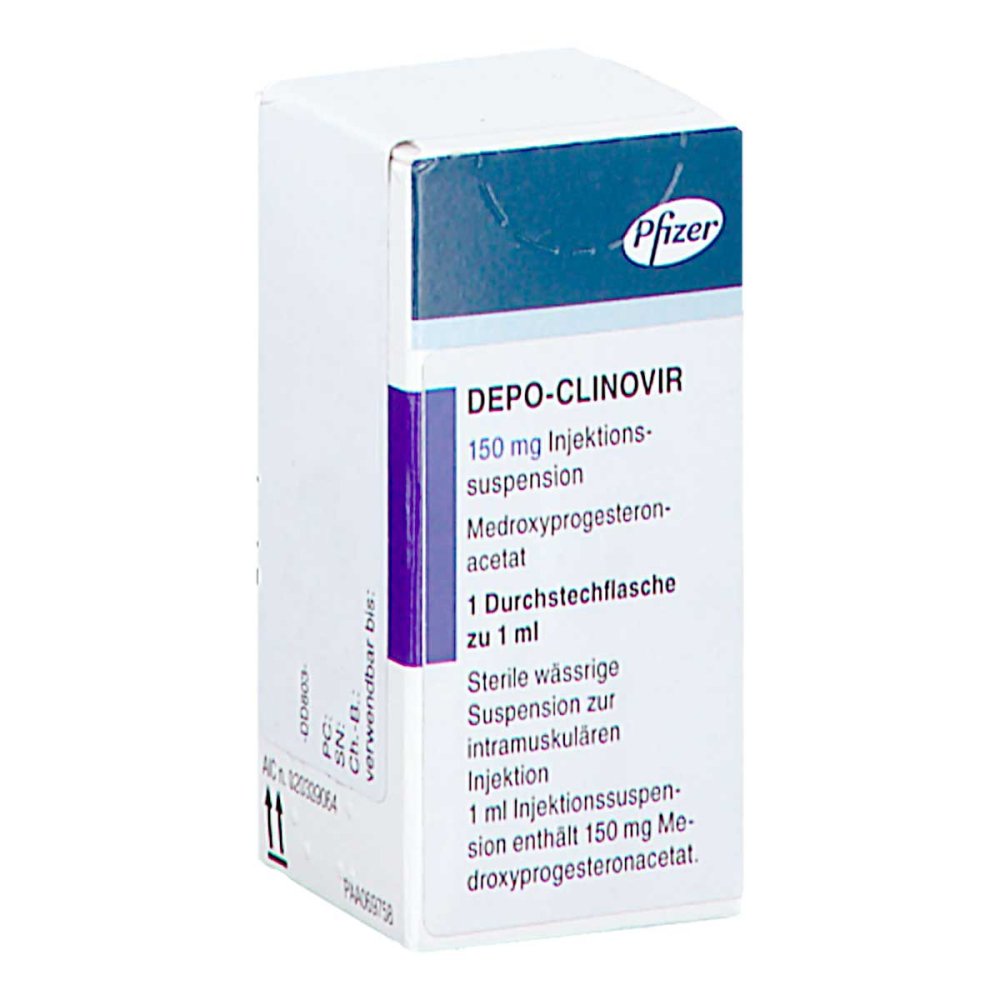 Depo Clinovir 150 mg/ml Injektionssusp.i.e.dsfl. 1 stk