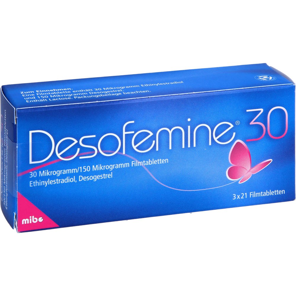 Desofemine 30 30 Mikrogramm/150 Mikrogramm 3X21 stk