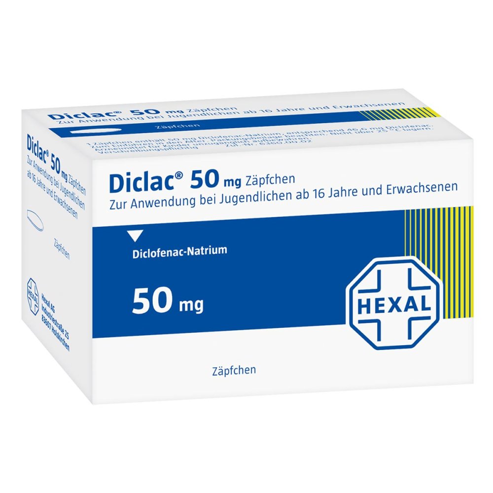 Diclac 50mg 50 stk günstig in der Online Apotheke apo.com bestellen