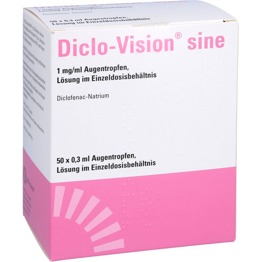 Diclo Vision sine 1mg/ml Augentropfen Single-dose Unit 50X0.3 ml