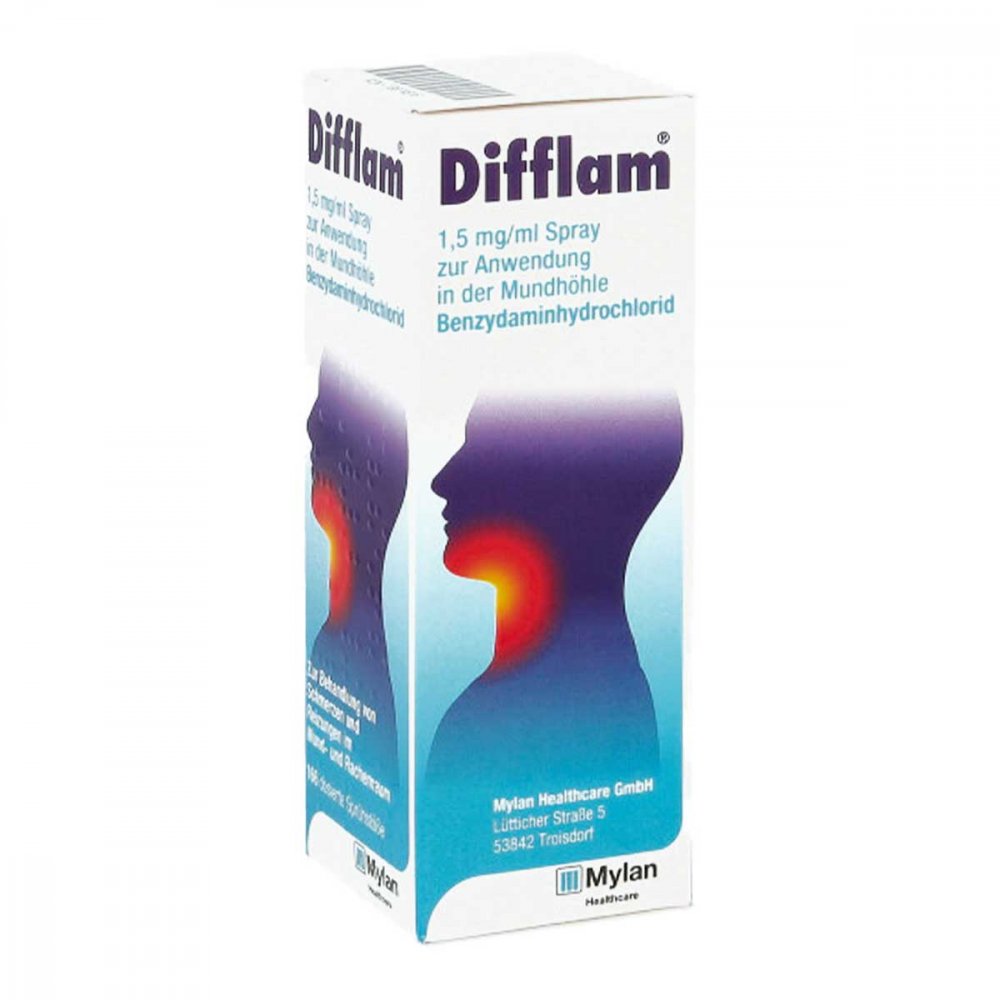 Difflam 1,5 mg/ml Spray zur Anw.i.d.mundhöhle 30 ml