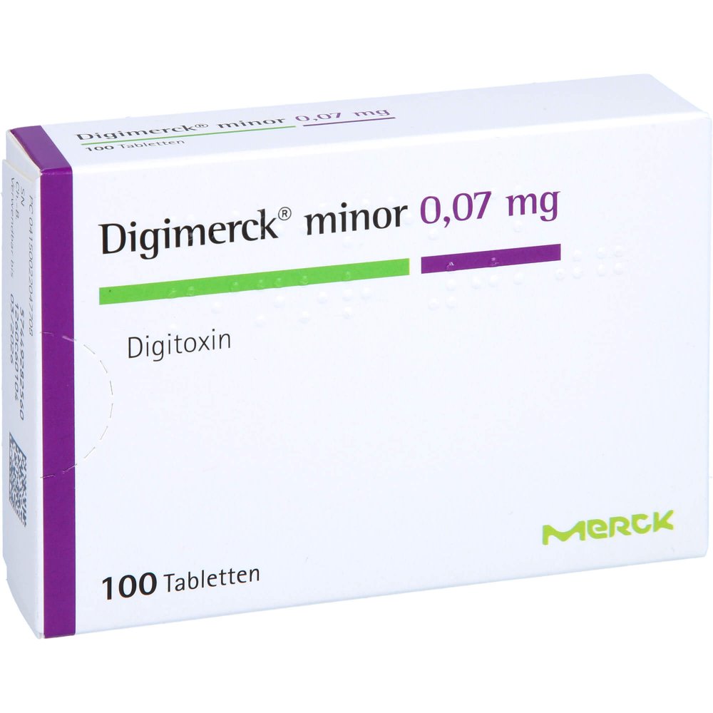 Digimerck minor 0,07 mg Tabletten 100 stk online kaufen