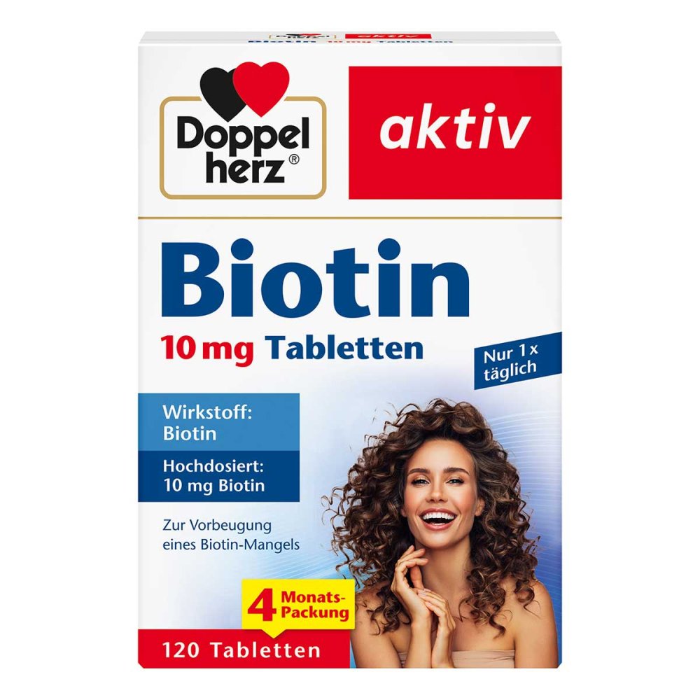 Doppelherz Biotin 10 Mg Tabletten 120 stk online kaufen