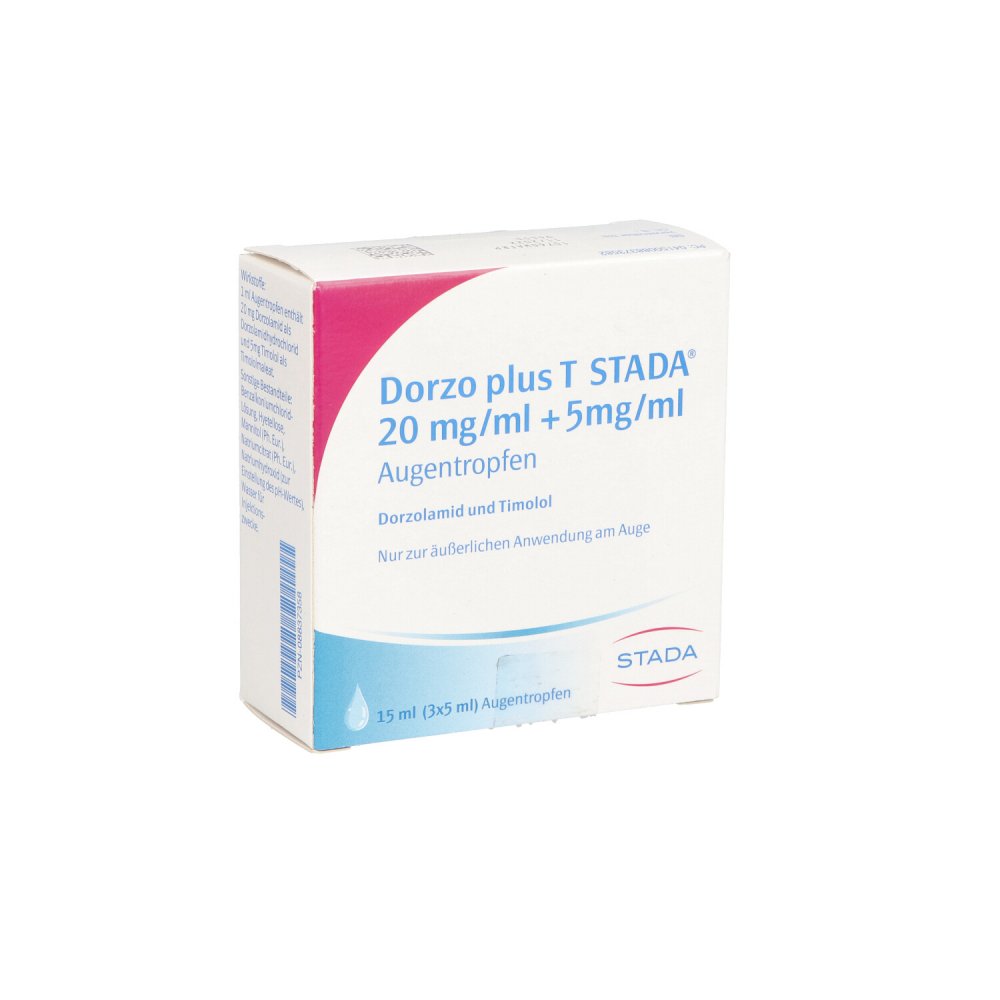 Dorzo plus T Stada 20mg/ml+5mg/ml Augentropfen 3X5 ml