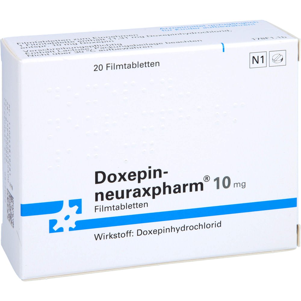Doxepin-neuraxpharm 10 mg Filmtabletten 20 stk