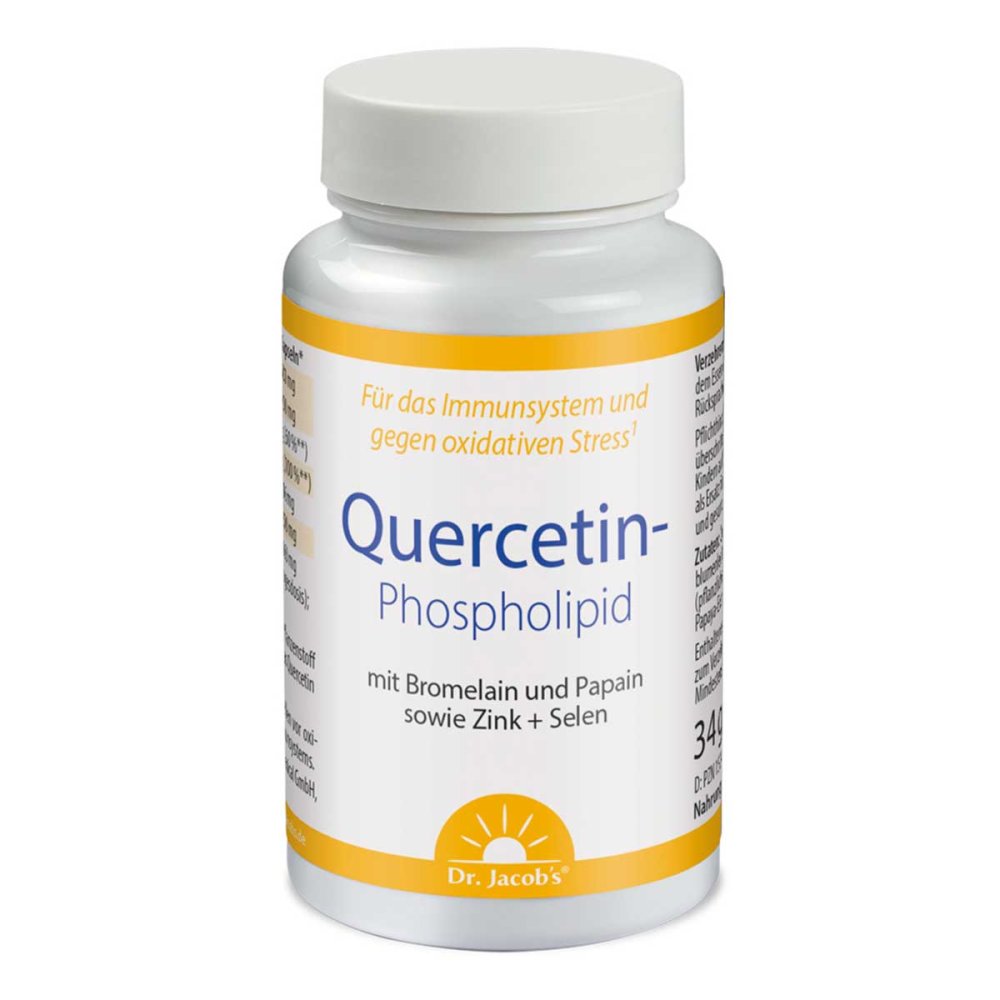 Dr. Jacob's Quercetin-Phospholipid Papain Bromelain Zink 60 stk