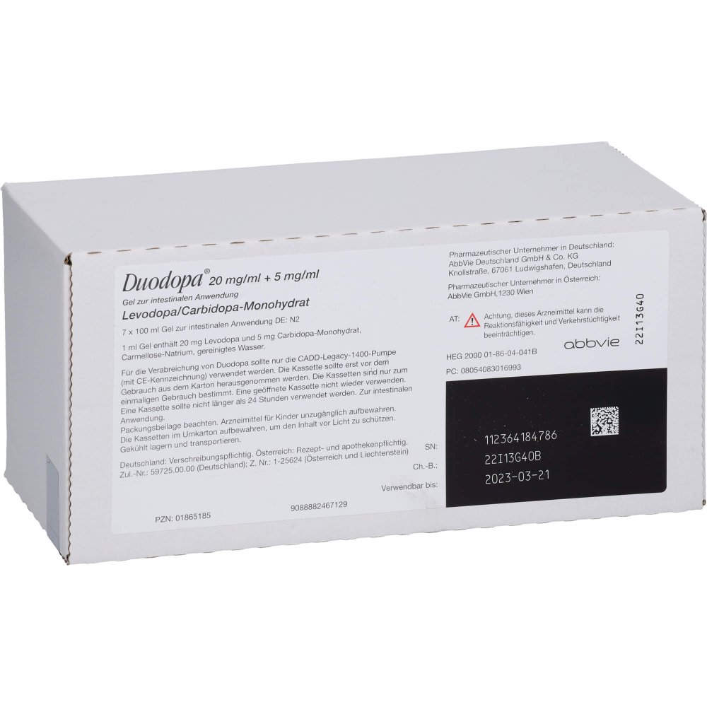 Duodopa Gel 7X100 ml online kaufen günstig bei apo.com