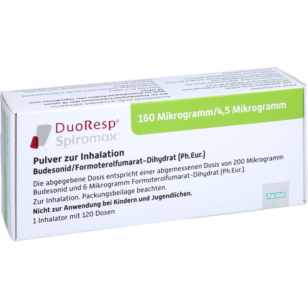 Duoresp Spiromax 160[my]g/4,5[my]g/dosis 1x120ed I 1 stk