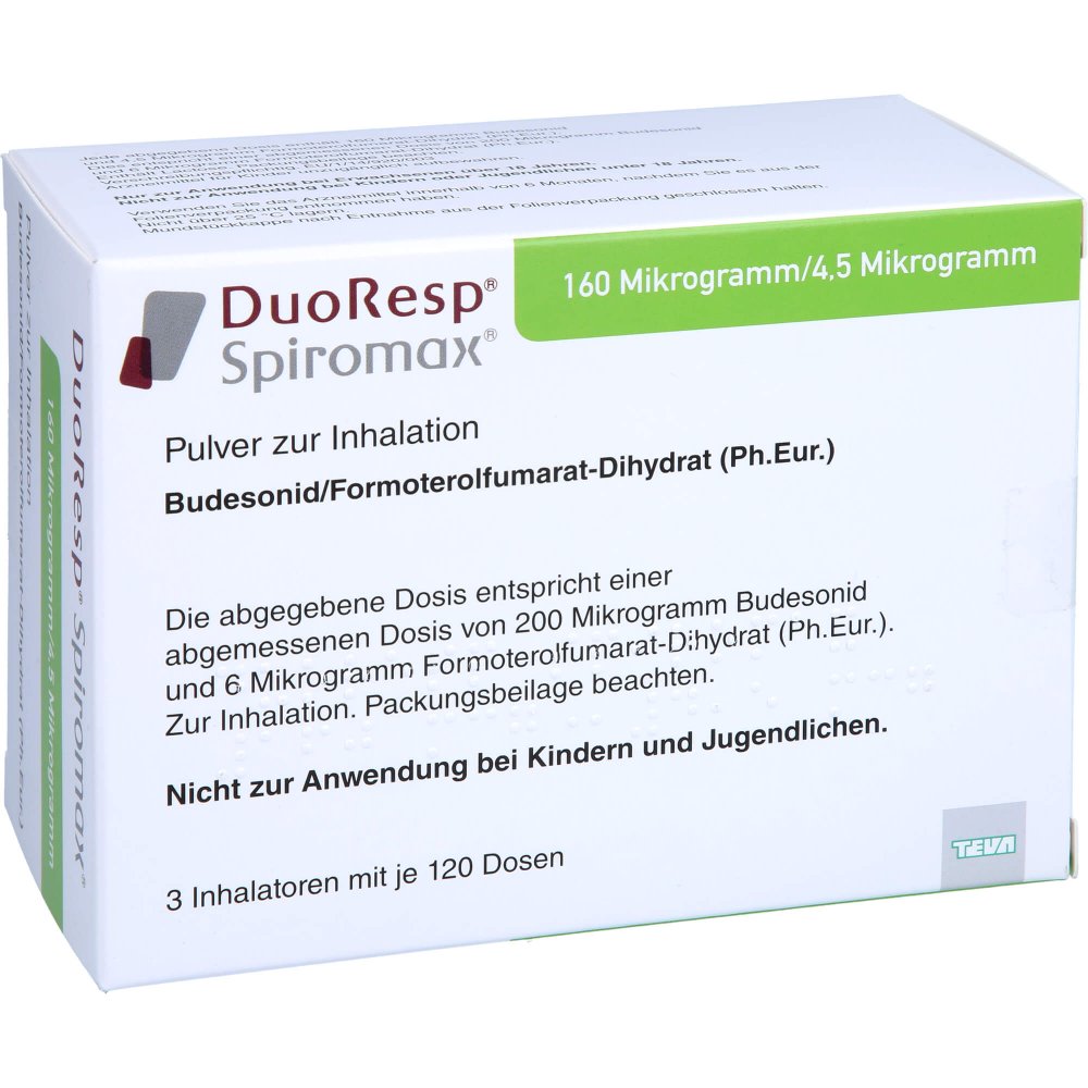Duoresp Spiromax 160[my]g/4,5[my]g/dosis 3x120ed I 3 stk