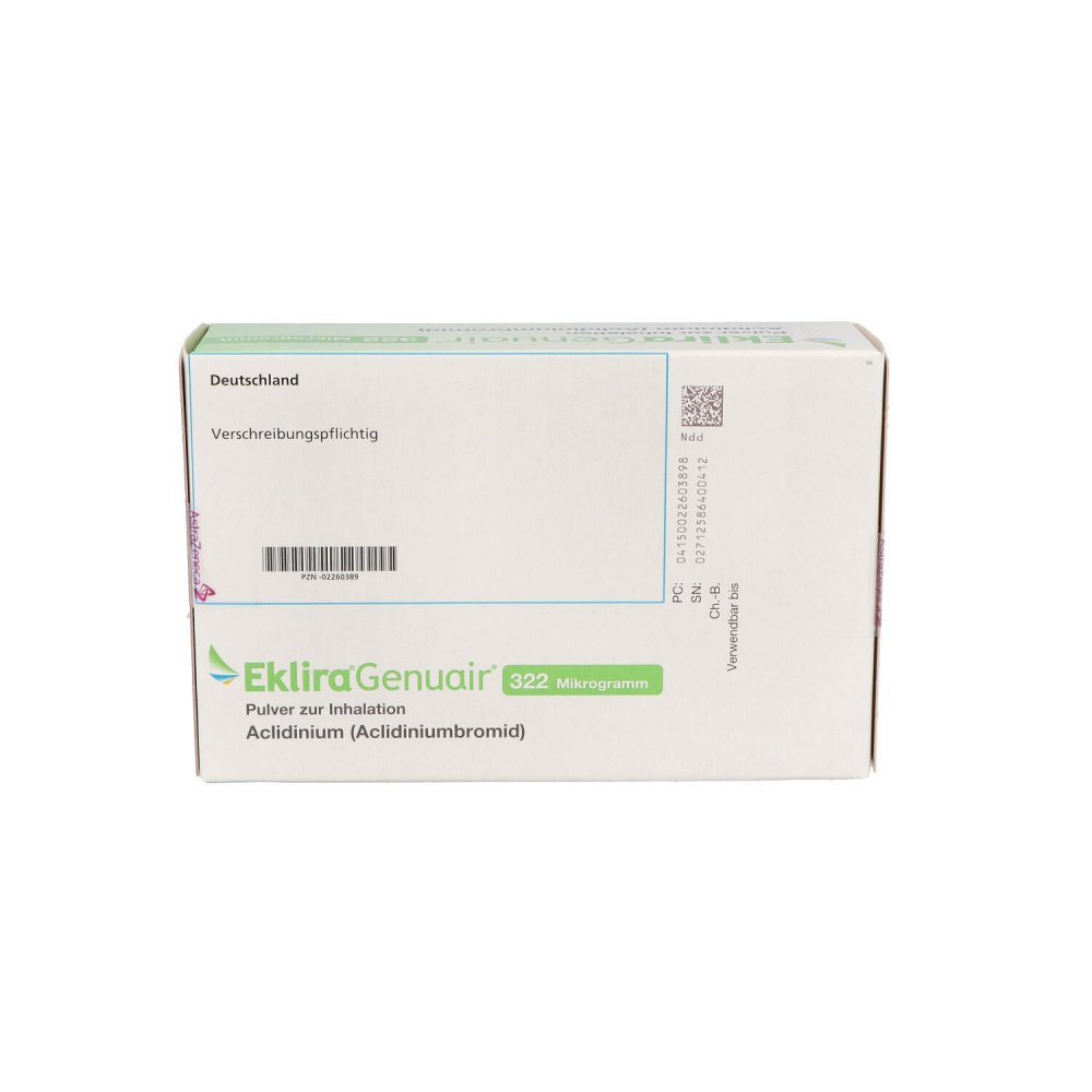 Eklira Genuair 322 [my]g Pulver zur Inhalation 1x6 1 stk