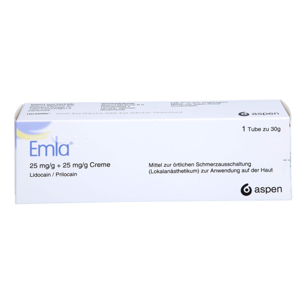 Emla 25 Mg/g + 25 Mg/g Creme 30 g online kaufen
