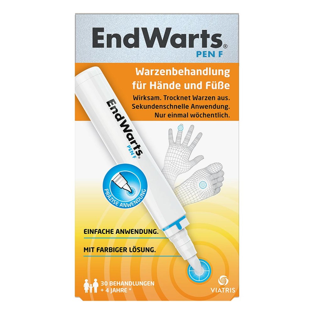 EndWarts PEN F: Ameisensäure-Stift gegen Warzen und Dornwarzen 3 ml