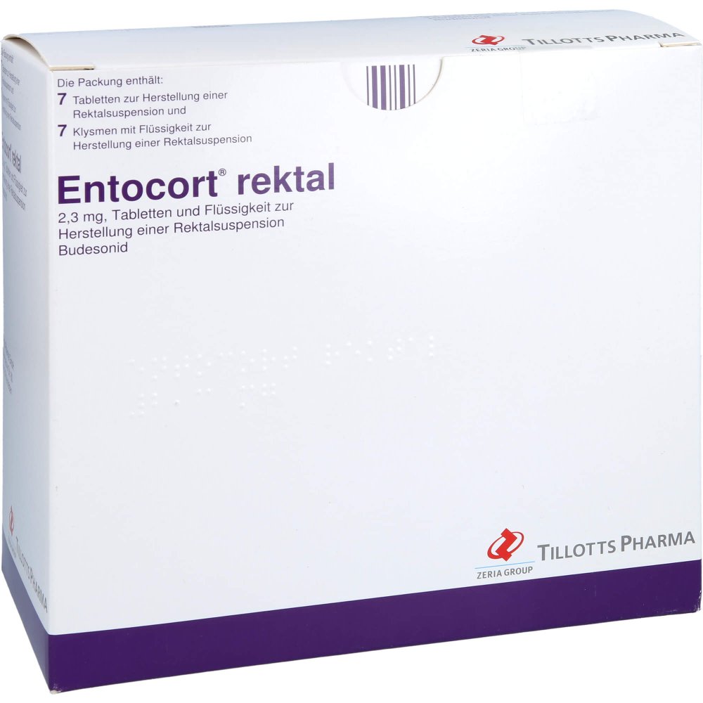Entocort rektal 7 Tbl.+7 Klys.z.her.e.rektalsusp. 1 Pck