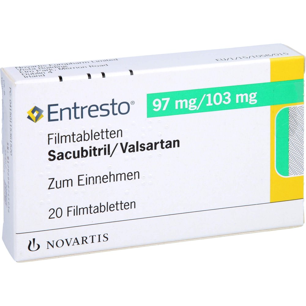 Entresto 97 mg/103 mg Filmtabletten 20 stk online kaufen
