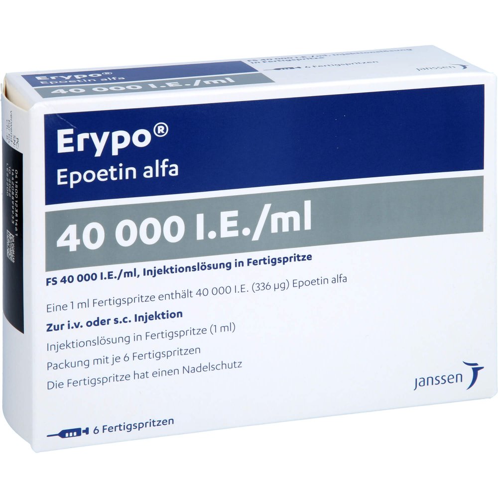 Erypo Fs 40.000 I.e./ml Fertigspritzen 6X1 ml online kaufen