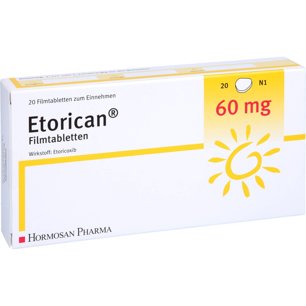 Etorican 60 mg Filmtabletten 20 stk online kaufen
