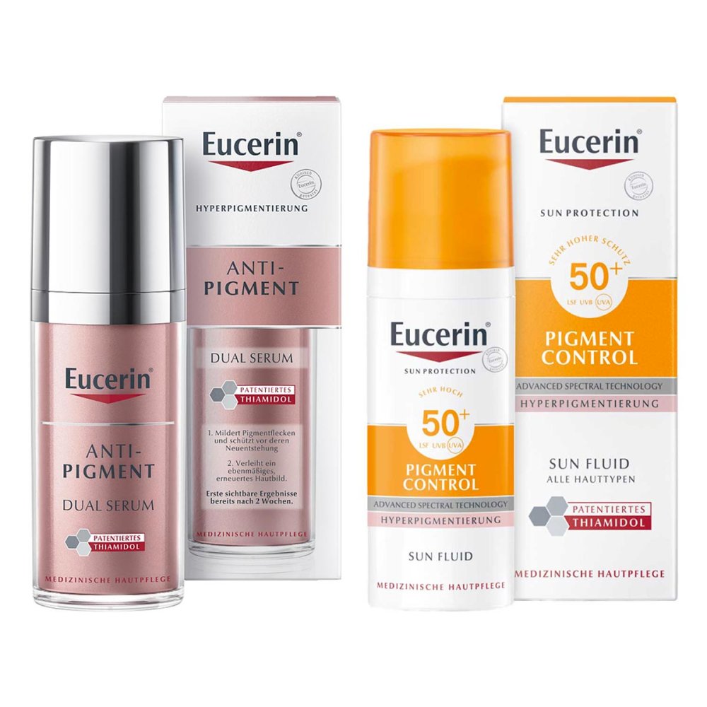 Eucerin Anti-Pigment Dual Serum + Sun Pigment Control Face Fluid LSF 50 ...