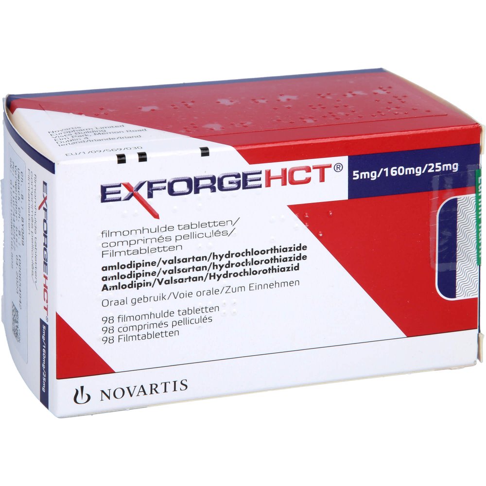 Exforge HCT 5mg/160mg/25mg 98 stk online kaufen