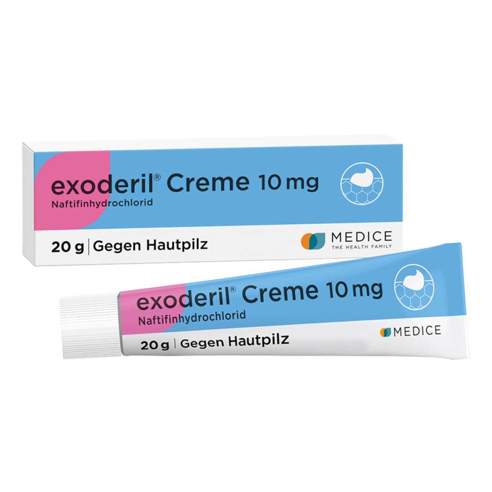 exoderil Creme die Rettung bei Pilzinfektionen der Haut 20 g