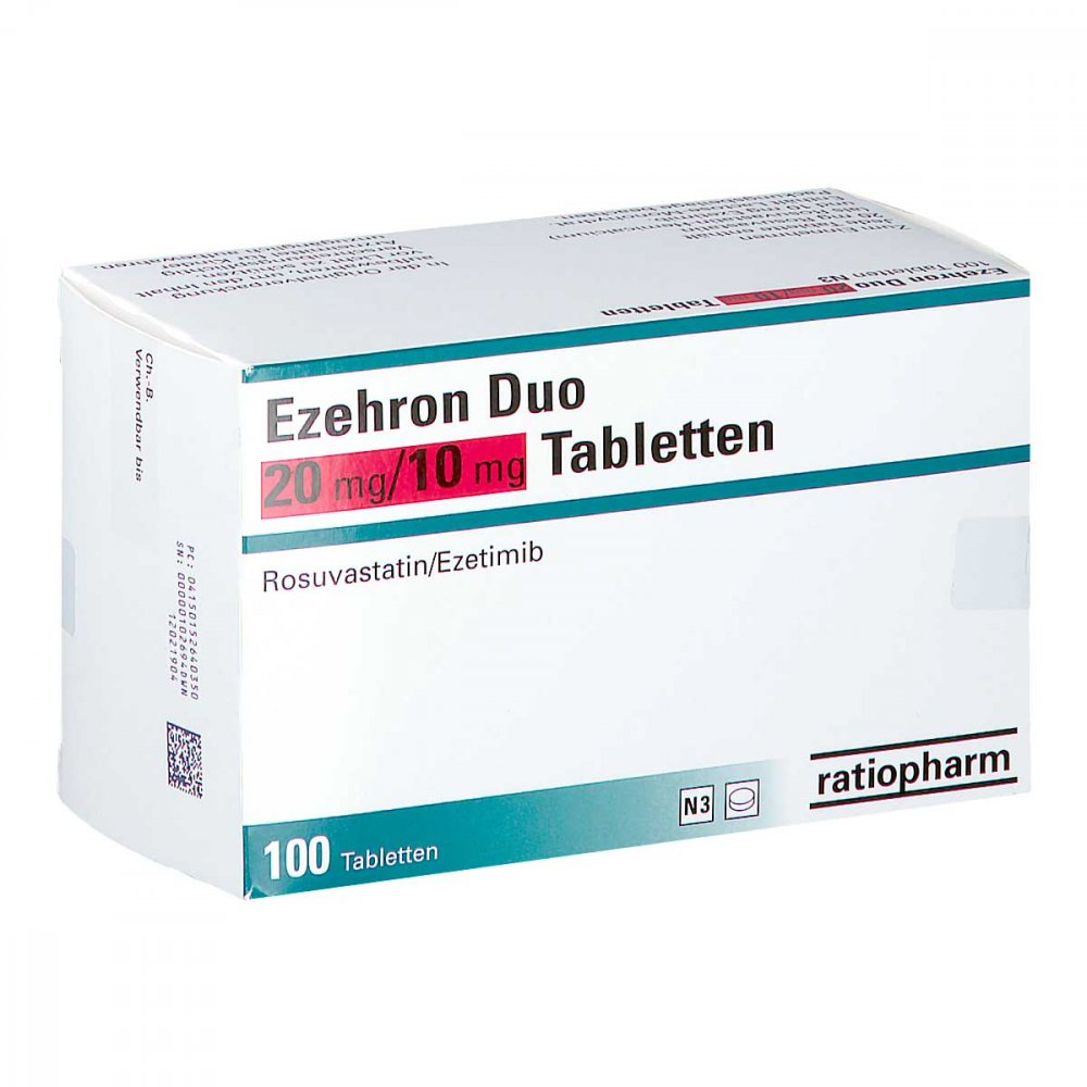 Ezehron Duo 20 mg/10 mg Tabletten 100 stk online kaufen