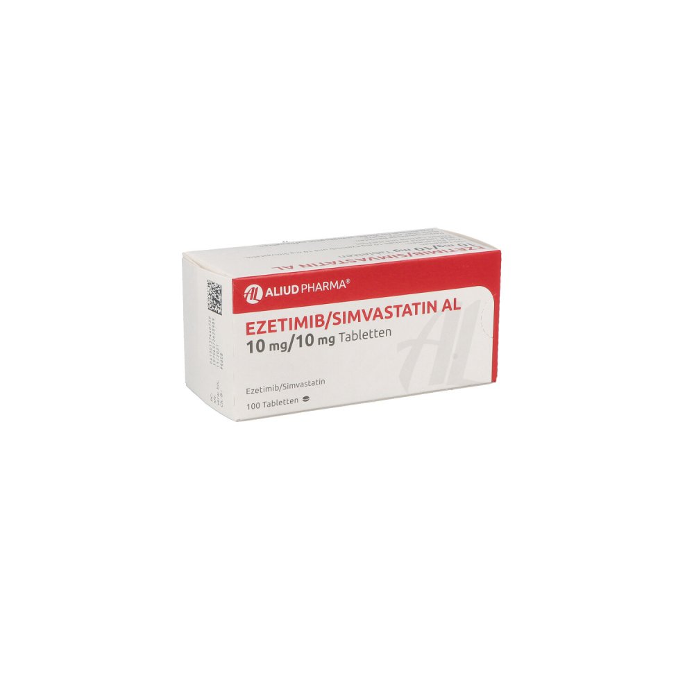 Ezetimib/simvastatin Al 10 mg/10 mg Tabletten 100 stk