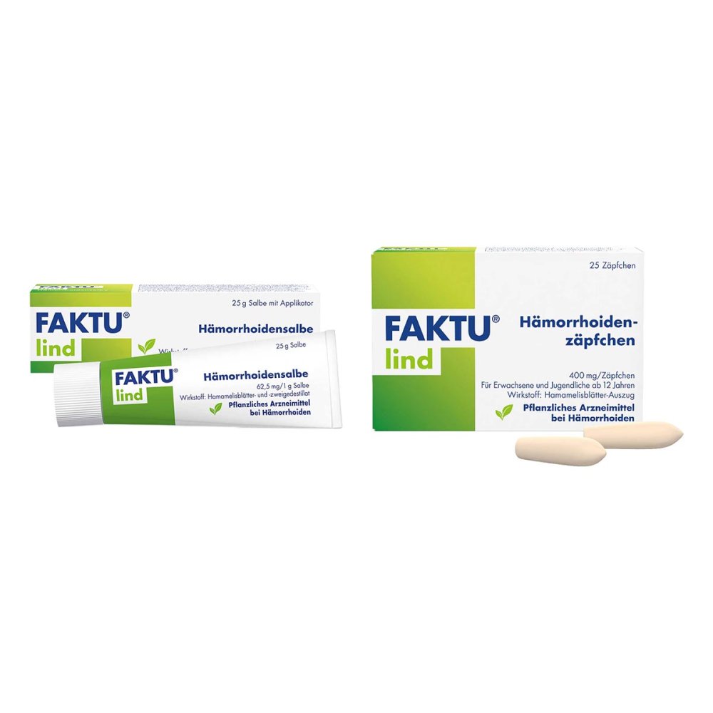Faktu Lind Hämorrhoidenzäpfchen + Hämorrhoidensalbe 1 Set