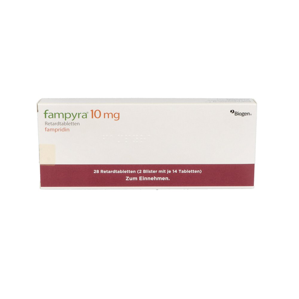 Fampyra 10 mg 2 Wochen Retardtabletten 2X14 stk