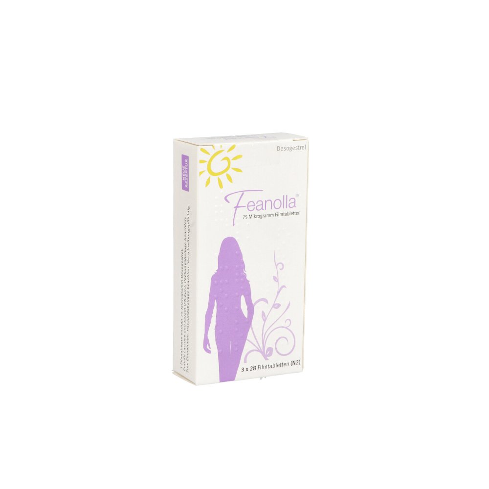 Feanolla 75 Mikrogramm Filmtabletten 3X28 stk online kaufen