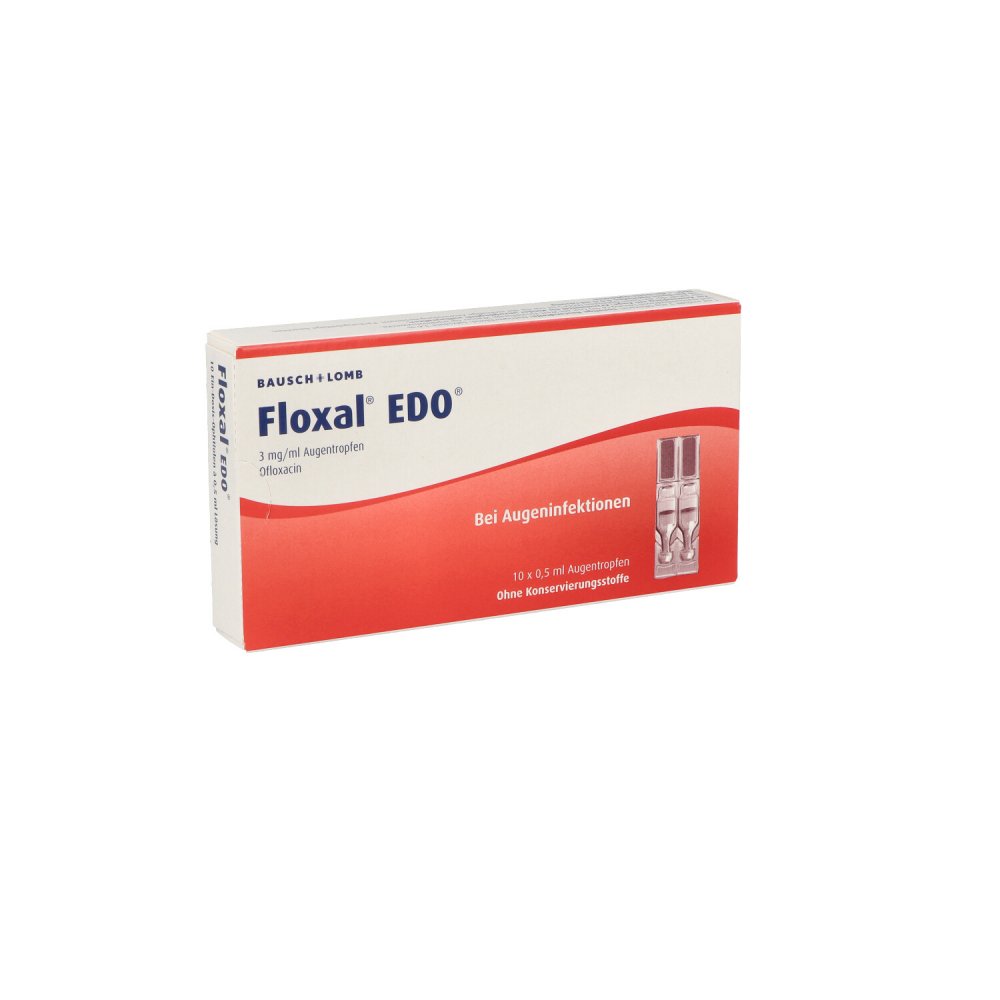 Floxal Edo Augentropfen 10X0.5 ml online kaufen