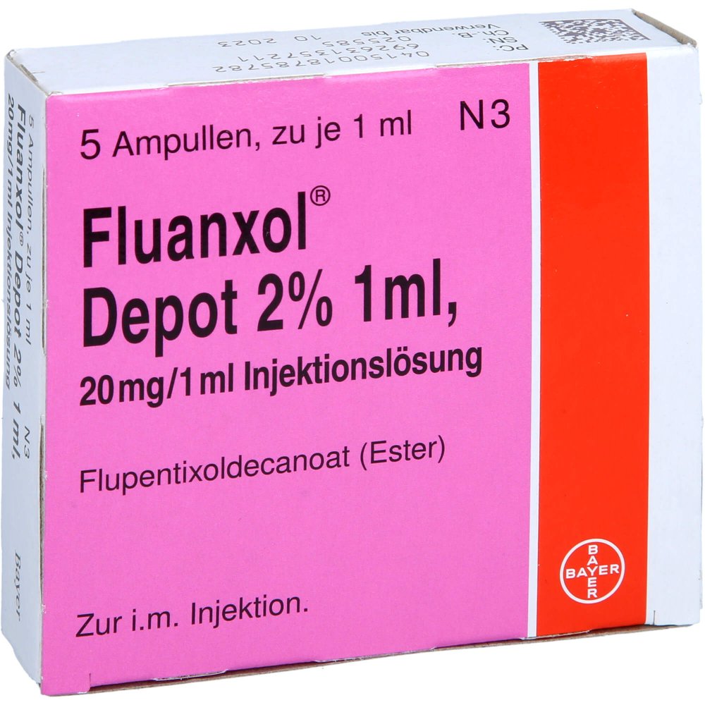 Fluanxol Depot 2% 20 Mg/1 Ml Injektionslösung amp. 5X1 ml