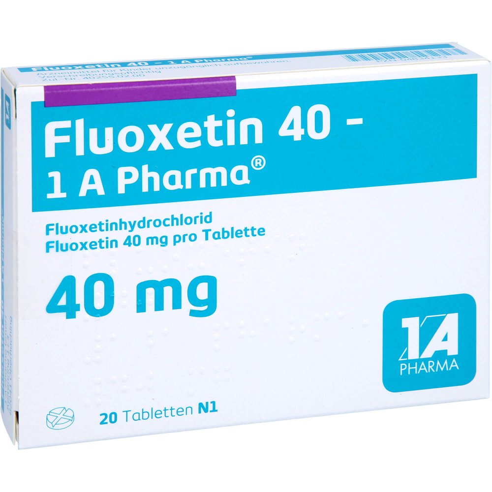 Fluoxetin 40-1a Pharma Tabletten 20 stk online kaufen