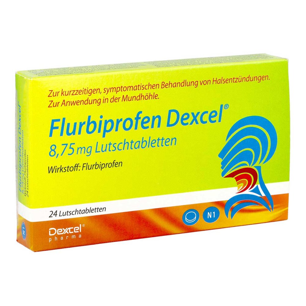 Flurbiprofen Dexcel 8,75 Mg Lutschtabletten 24 stk