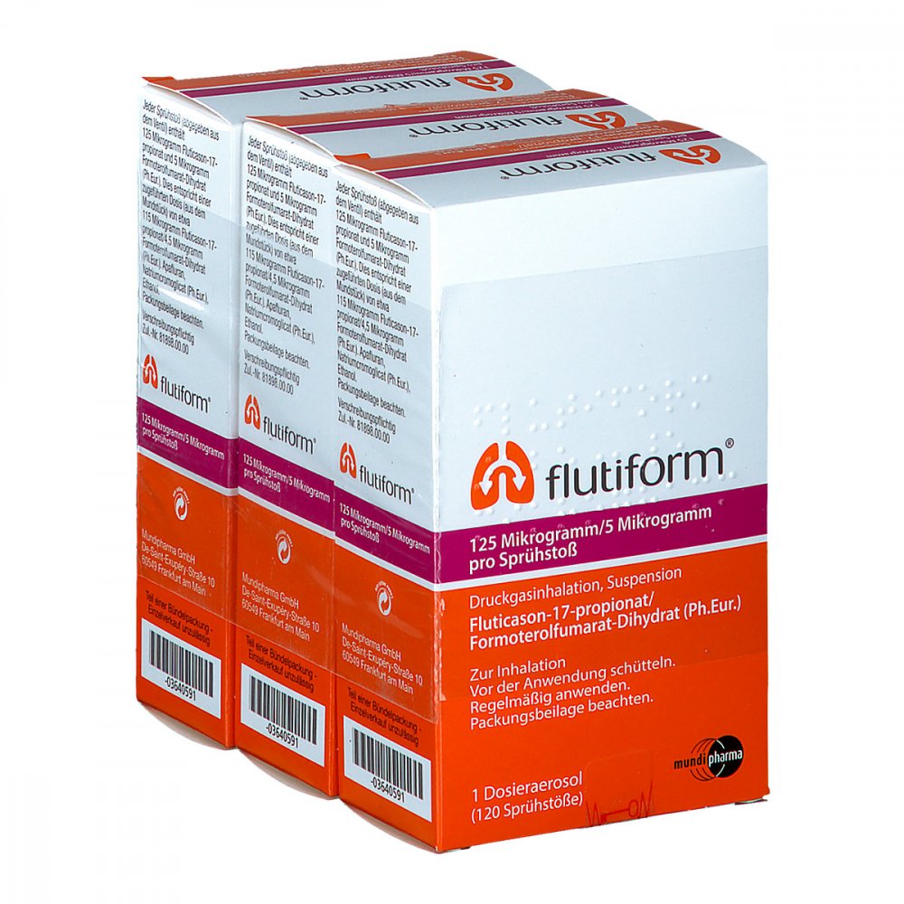 Flutiform 125 [my]g/5 [my]g 3x120 Hub Dosieraeroso 3 stk