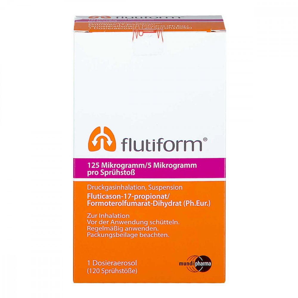 Flutiform 125 [my]g/5 [my]g 120 Hub Dosieraerosol 1 stk