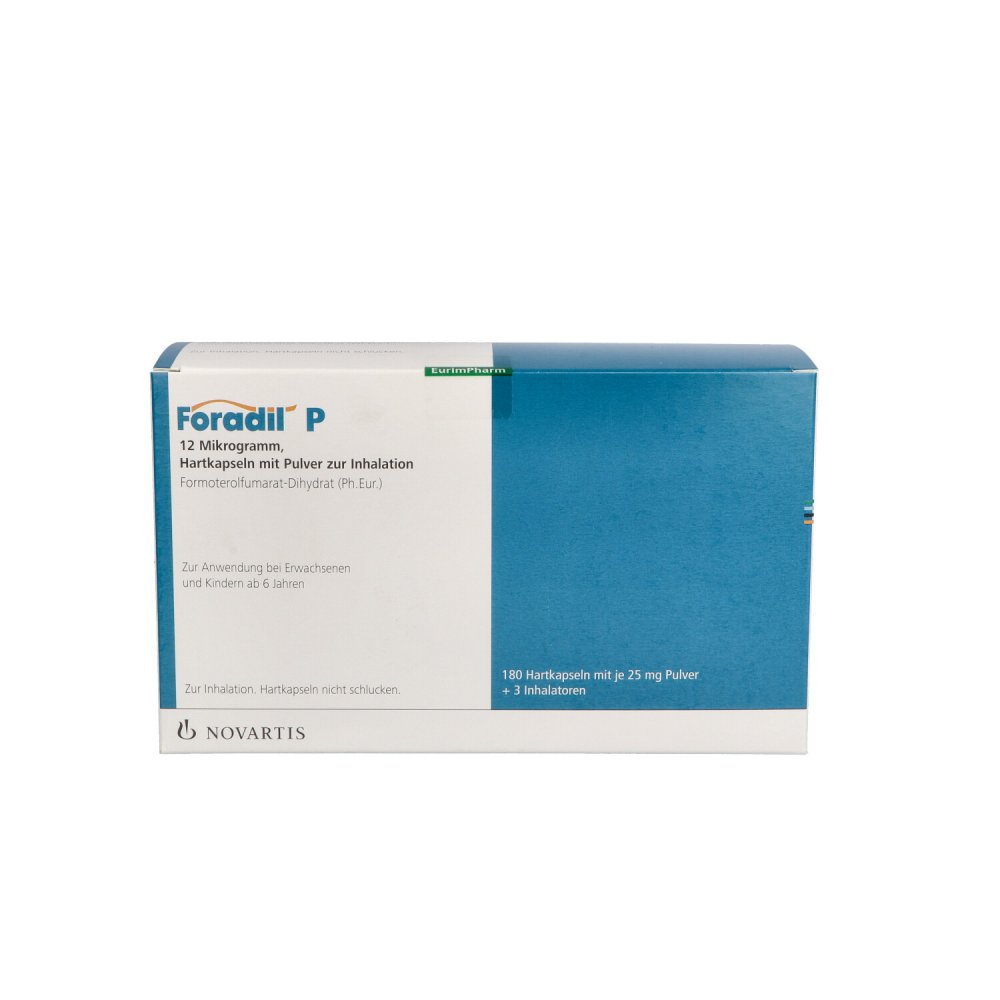 Foradil P + 3 Inhalatoren hartkapsel mit plv.z.inhal. 180 stk