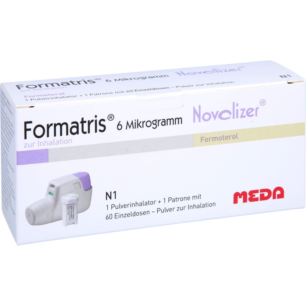 Formatris 6[my]g Novolizer 1x60 Ed Inhalator+patro 1 stk