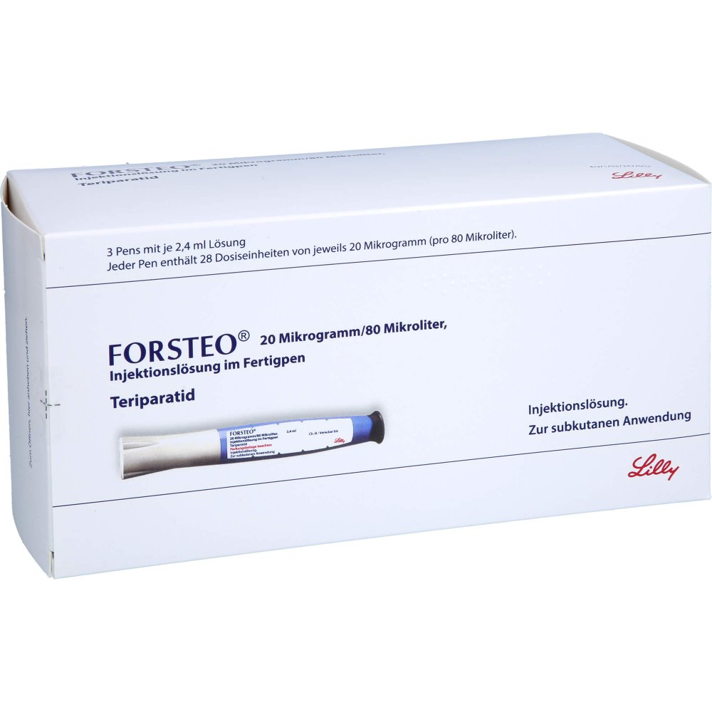 Forsteo 20 [my]g/80 [my]l iniecto -lsg.i.e.vorgef.inje 3 stk