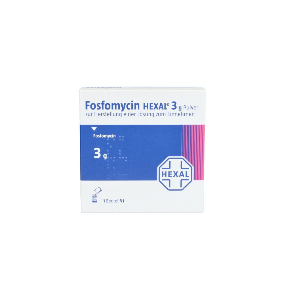 Fosfomycin Hexal 3 g Plv.z.her.e.lsg.z.einnehmen 1 stk