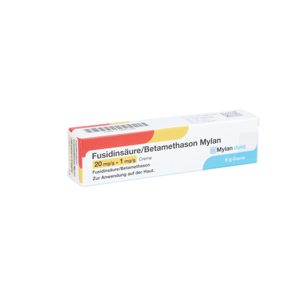 Fusidinsäure/betamethason Mylan 20 mg/g+1 mg/g Cr. 5 g