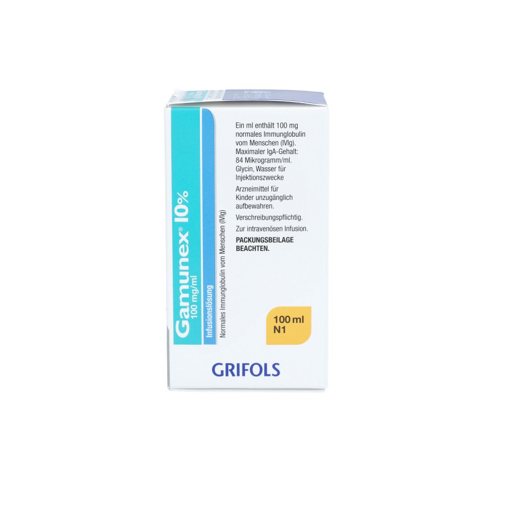 Gamunex 10% 100 Ml Infusionslösung Durchstechfla. 100 ml