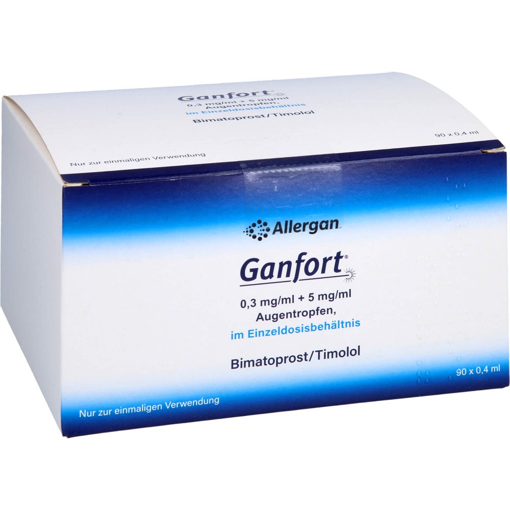 Ganfort 0,3 Mg/ml + 5 Mg/ml At Im Einzeldosisbeh. 90X0.4 ml