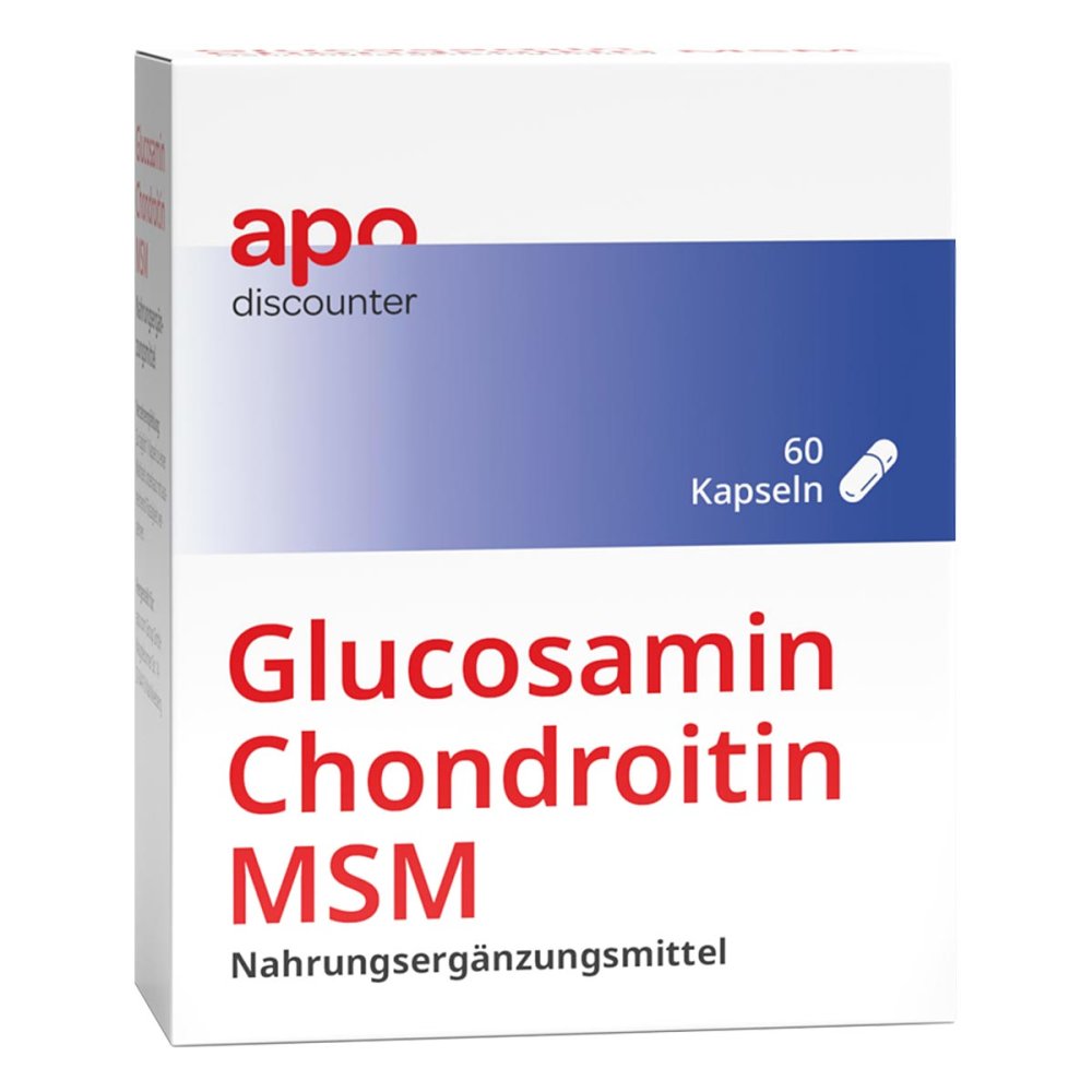 Glucosamin Chondroitin MSM Kapseln von apodiscounter 60 stk