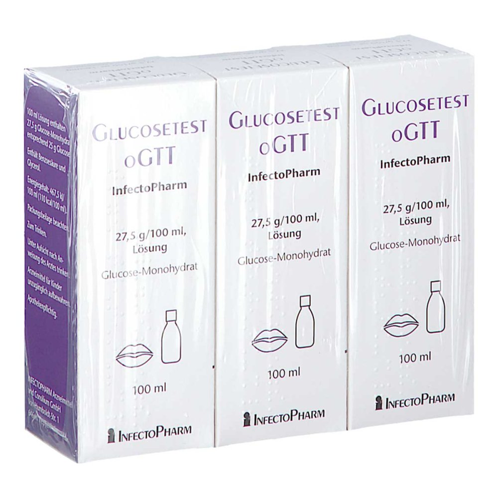Glucosetest Ogtt Infectopharm 27,5 G/100 Ml Lösung 1 stk